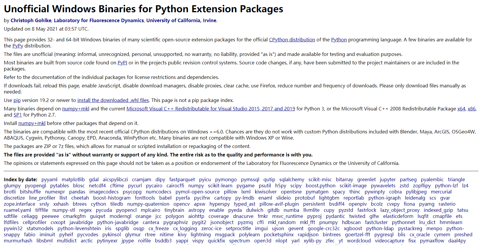 【pycharm】安装gensim包（内附python安装包大全网址）-CSDN博客