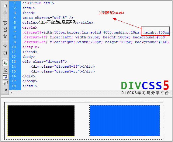 CSS 之子级用float浮动而父级div没高度不能自适应高度-CSDN博客