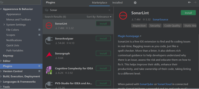 sonarlint插件安装 & sonarqube配置时遇到的问题_sonarlint无法选择配置sonarcloud和sonarqube ...