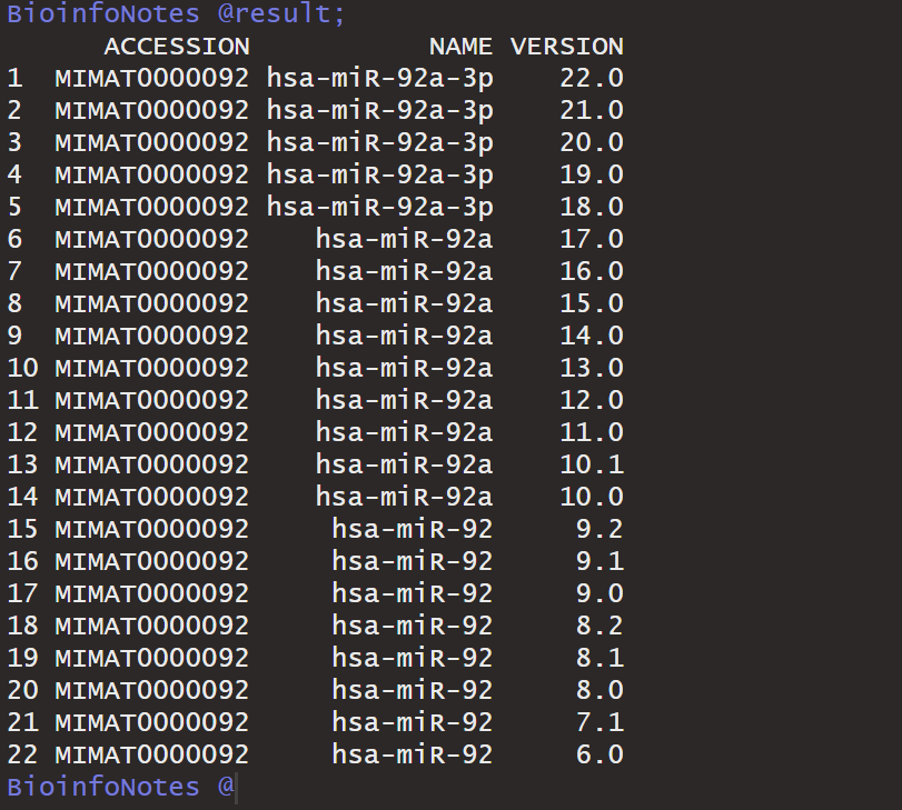 miRNA信息包:miRBaseVersions.db-CSDN博客