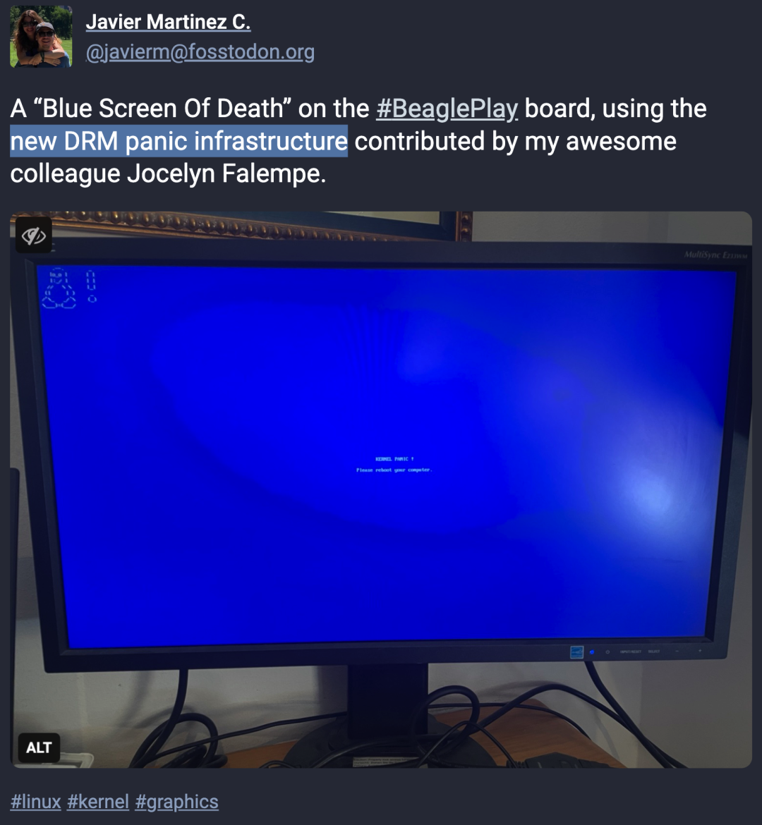Linux不仅可以“蓝屏”，还可以“紫屏”、“黑屏”……-CSDN博客
