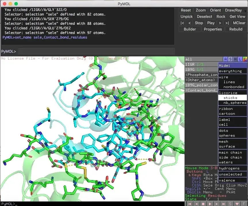 这款内嵌Python的软件竟然可以绘制分子蛋白可视化图片！！！_pymol 蛋白分子结合图-CSDN博客
