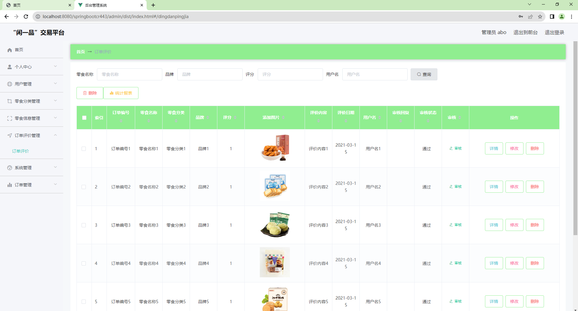 基于springboot的在线零食商城管理系统,零食交易管理系统,附源码数据库论文ppt,适合课程设计、毕业设计基于springboot的零食售卖系统 Csdn博客