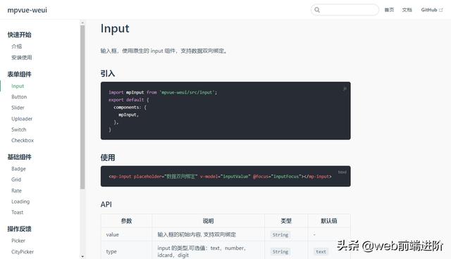 Vue 美团框架 基于 美团mpvue 重写 Weui 组件库mpvue Weui Csdn博客