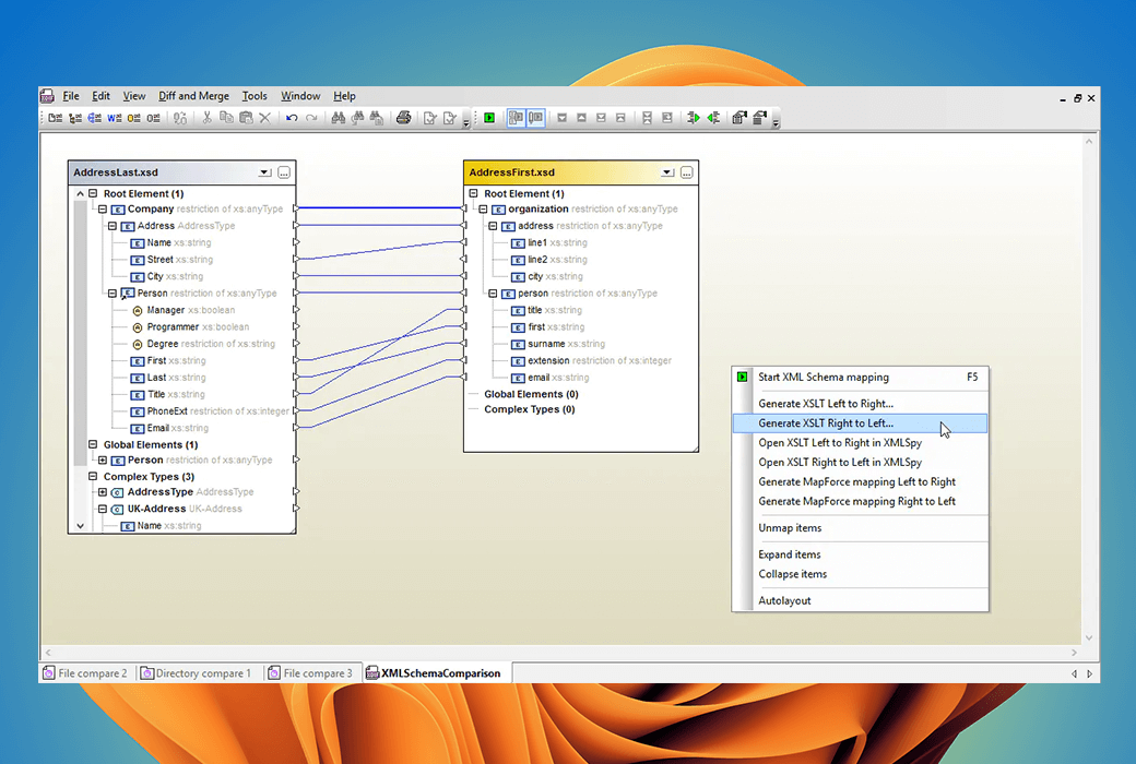 【正版软件】Altova DiffDog 一款专业的 XML 感知的比较 / 合并工具，可让您比较和合并文本或源代码文件、XML 或 JSON ...