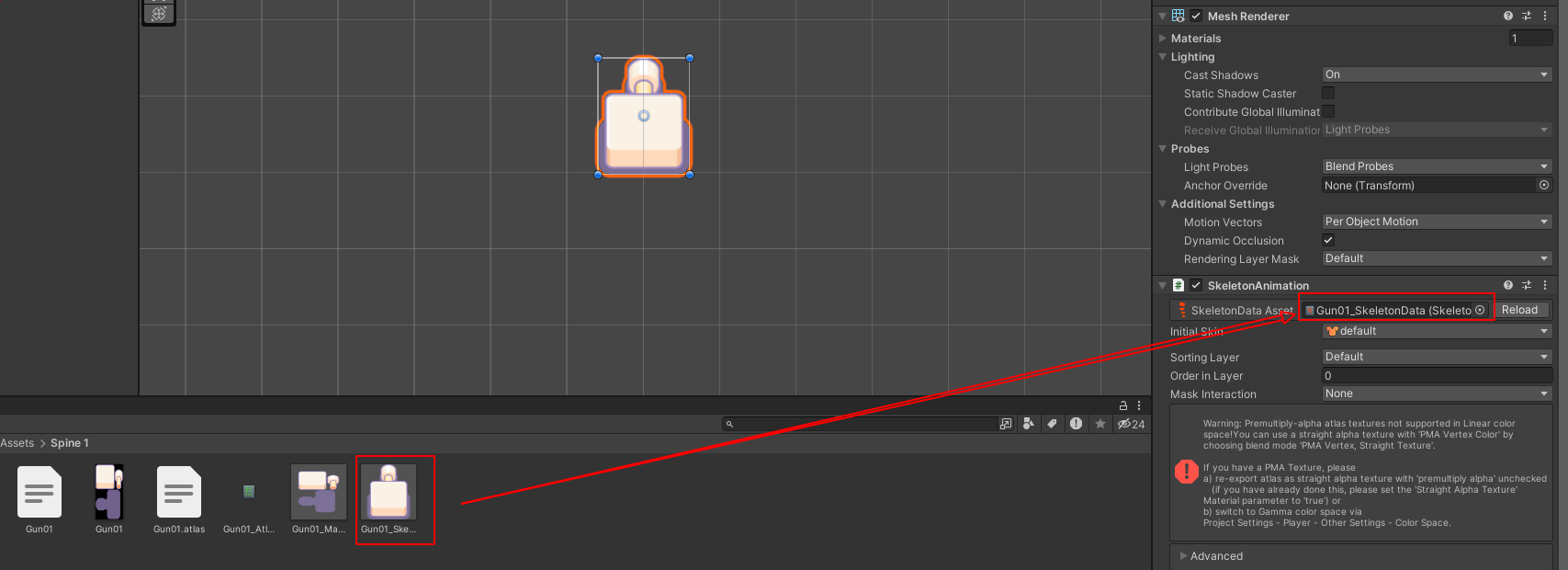 在Unity中使用Spine动画_unity spine动画-CSDN博客