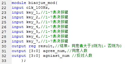 基于Basys2开发板的7人表决器verilog代码下载_七人表决电路verilog程序-CSDN博客