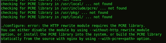 Nginx 安装报错缺少 Pcrenginx安装缺少pcre Csdn博客