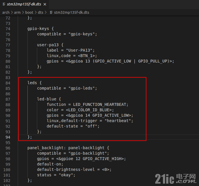 Stm32mp1 【stm32mp135f Dk测评】控制板载led Csdn博客