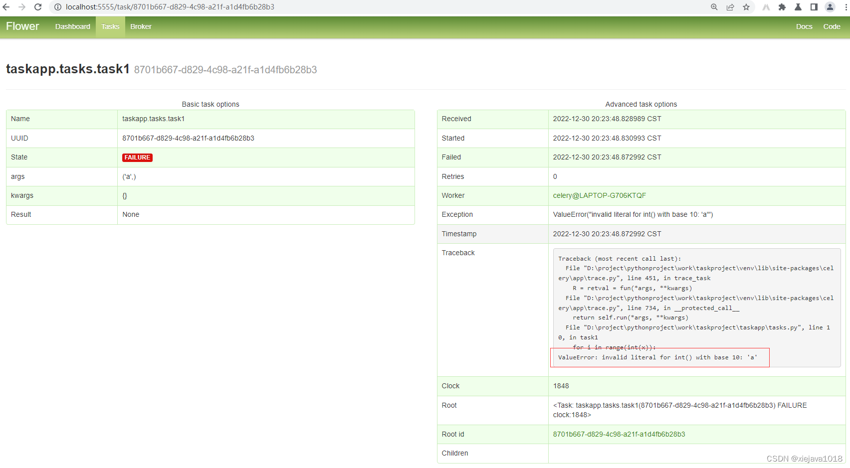 Django+Celery+Flower实现异步和定时任务及其监控告警_celery flower-CSDN博客
