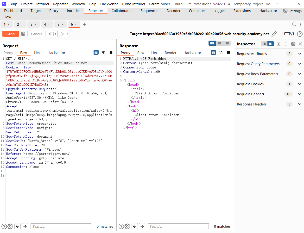 burpsuit 靶场( HTTP Host header attacks)-CSDN博客