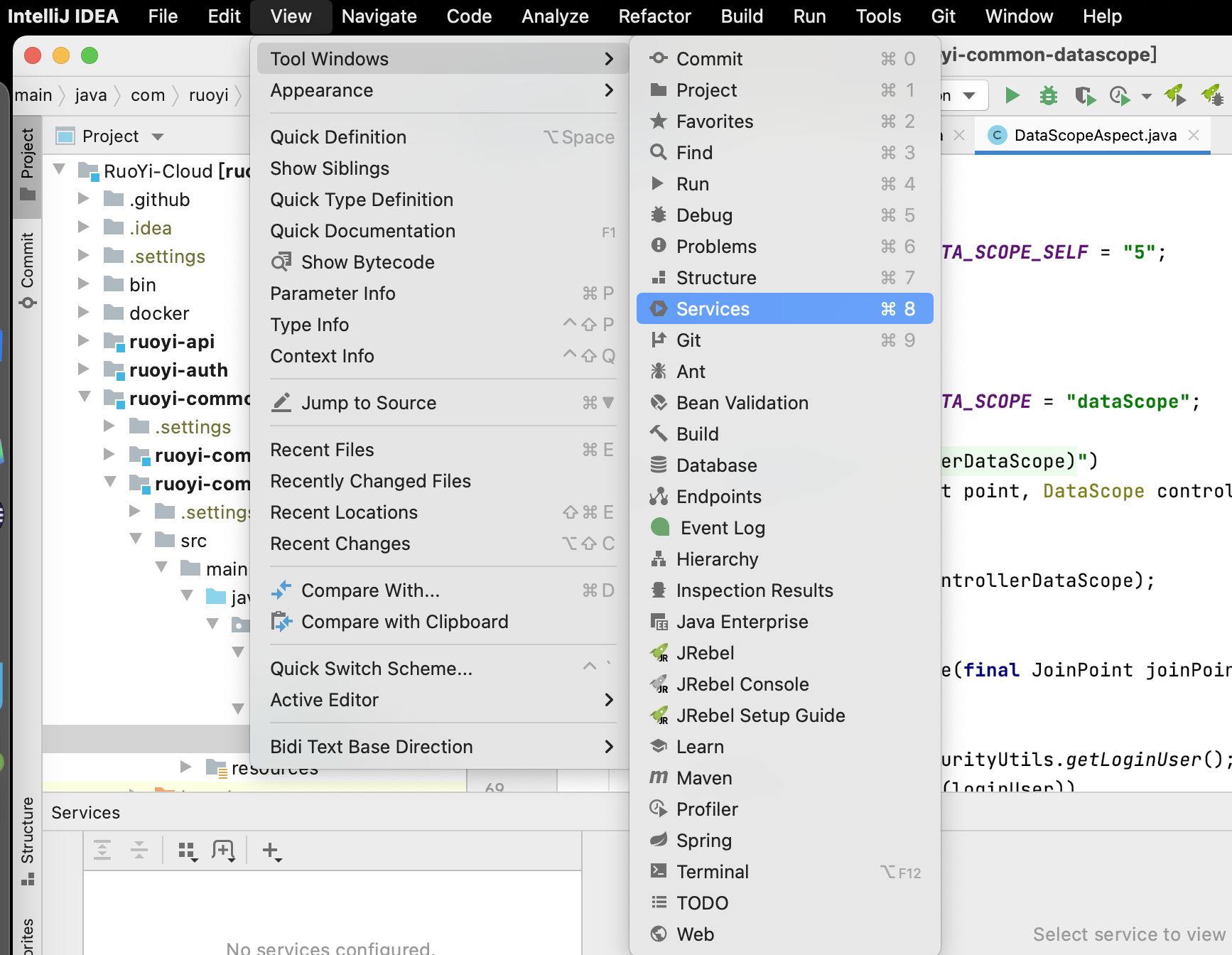 IDEA Services视图-CSDN博客