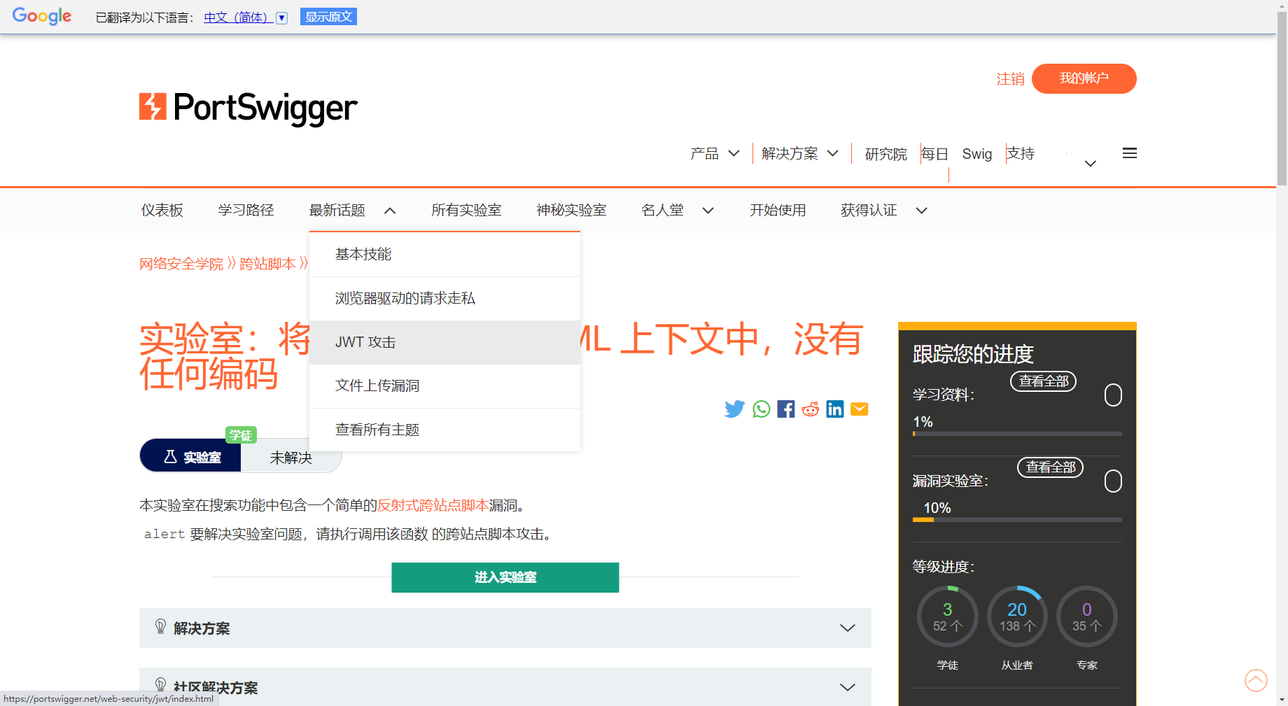 burpsuit 靶场(Cross-site scripting)_burp靶场-CSDN博客