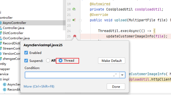 线程异步 Threadutil Execasync（）导致文件上传报nosuchfileexception Csdn博客