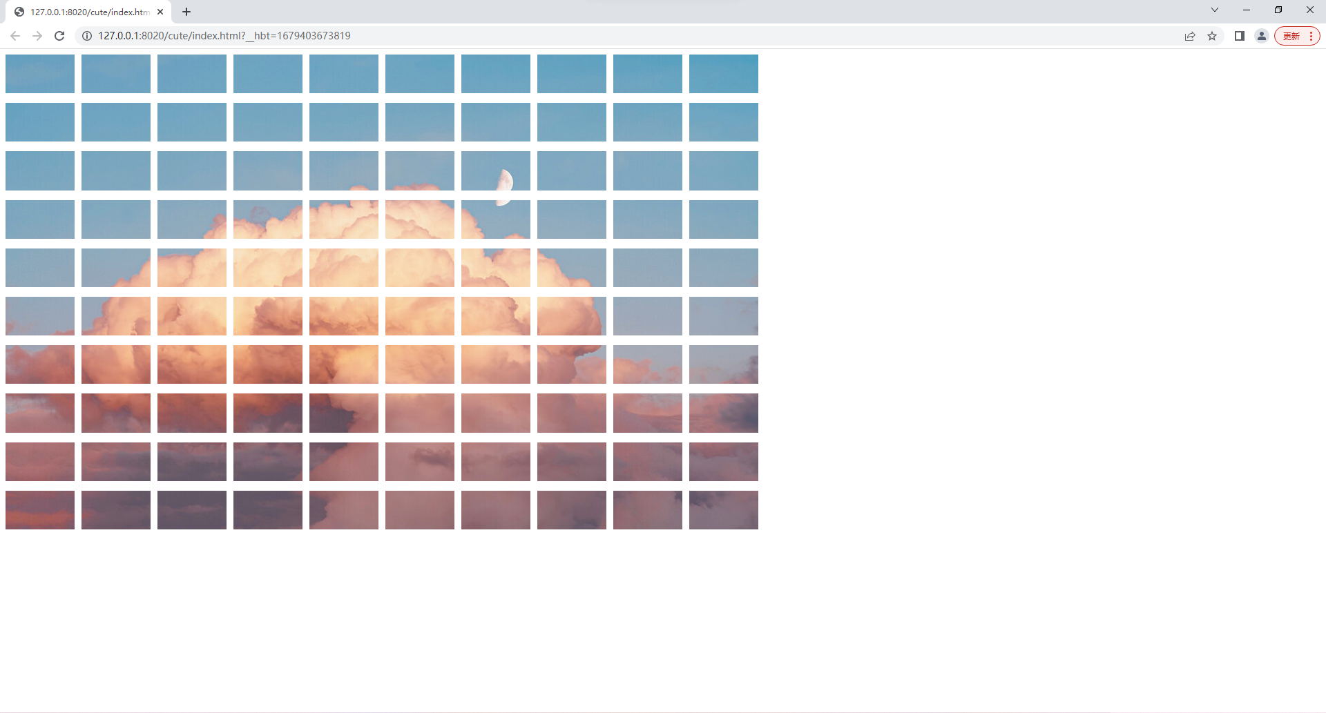 使用vue及自定义组建完成10×10图片表格cute606的博客 Csdn博客 