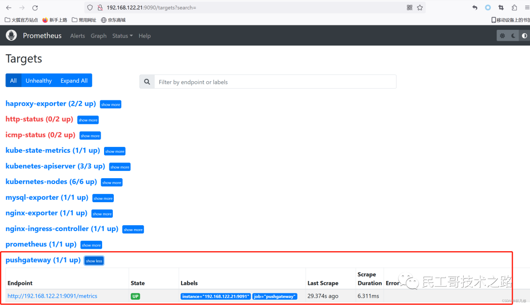 构建企业级监控平台系列（二十一）：prometheus Pushgateway 详解 Csdn博客 