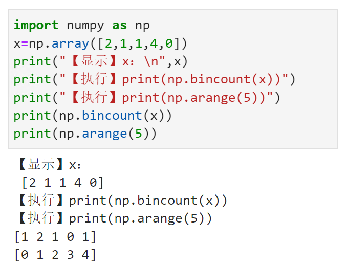 统计每个非负整数0 N升序顺序在数组中的出现次数n是数组中出现的最大正整数bincount给定一个非负整数数组统计里面每一个数的出现次数。我们只统计到数组里最大 Csdn博客