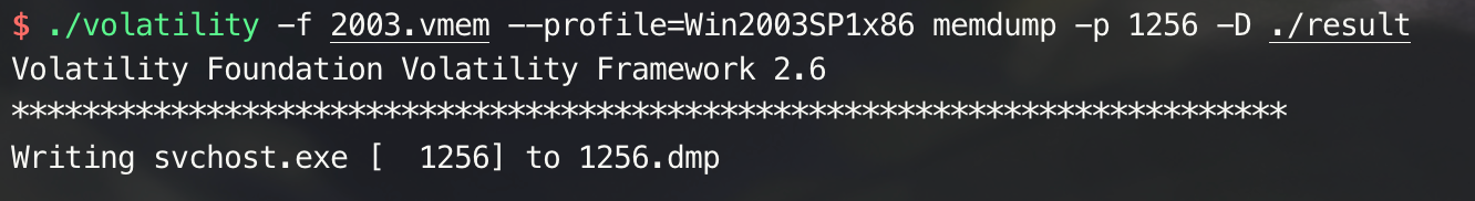 内存取证工具Volatility学习_volatility -f vmem.vmem --profile=win7sp1x64 dumpf-CSDN博客