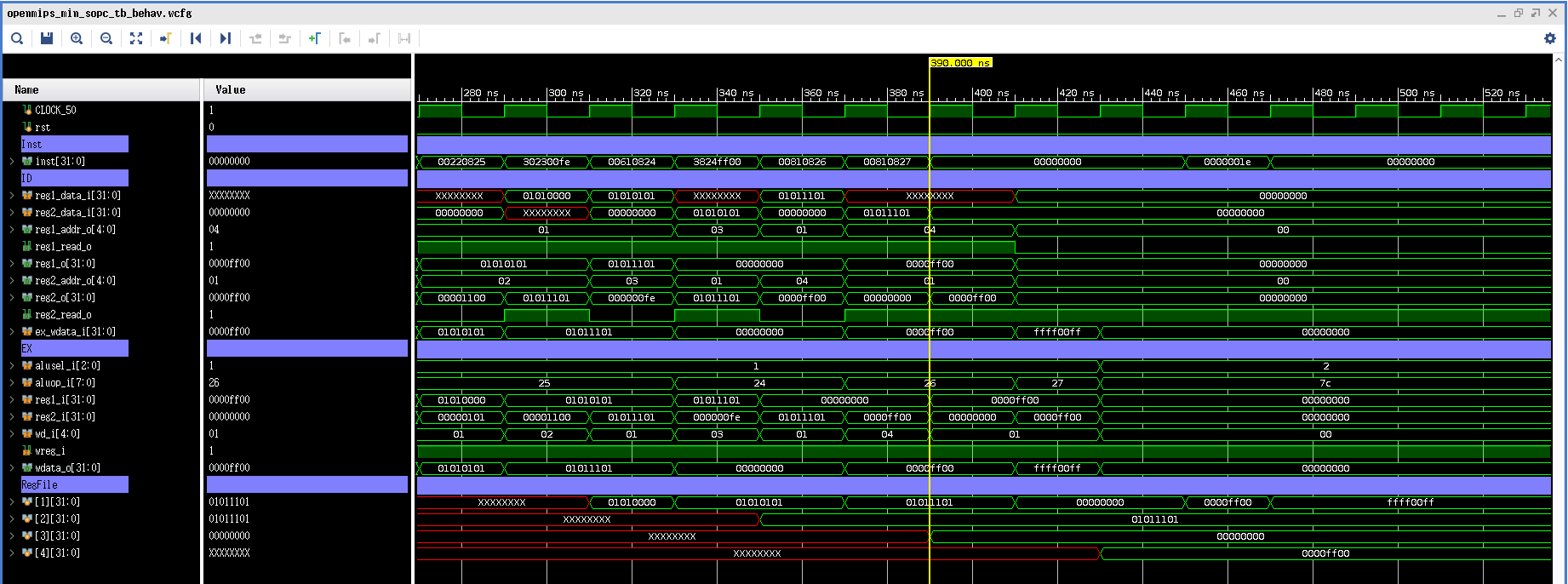 自己动手写cpu3逻辑、移位操作与空指令3、验证8条逻辑与移位指令 Csdn博客 
