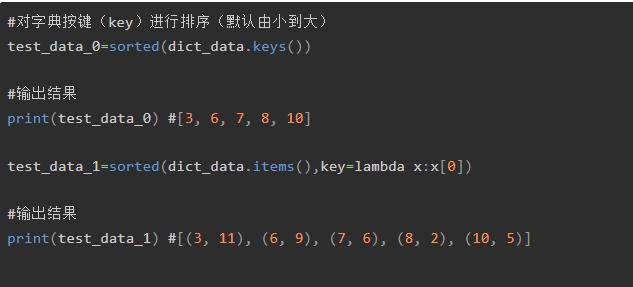 Python对字典分别按键（key）和值（value）进行排序python字典按照key排序 Csdn博客 
