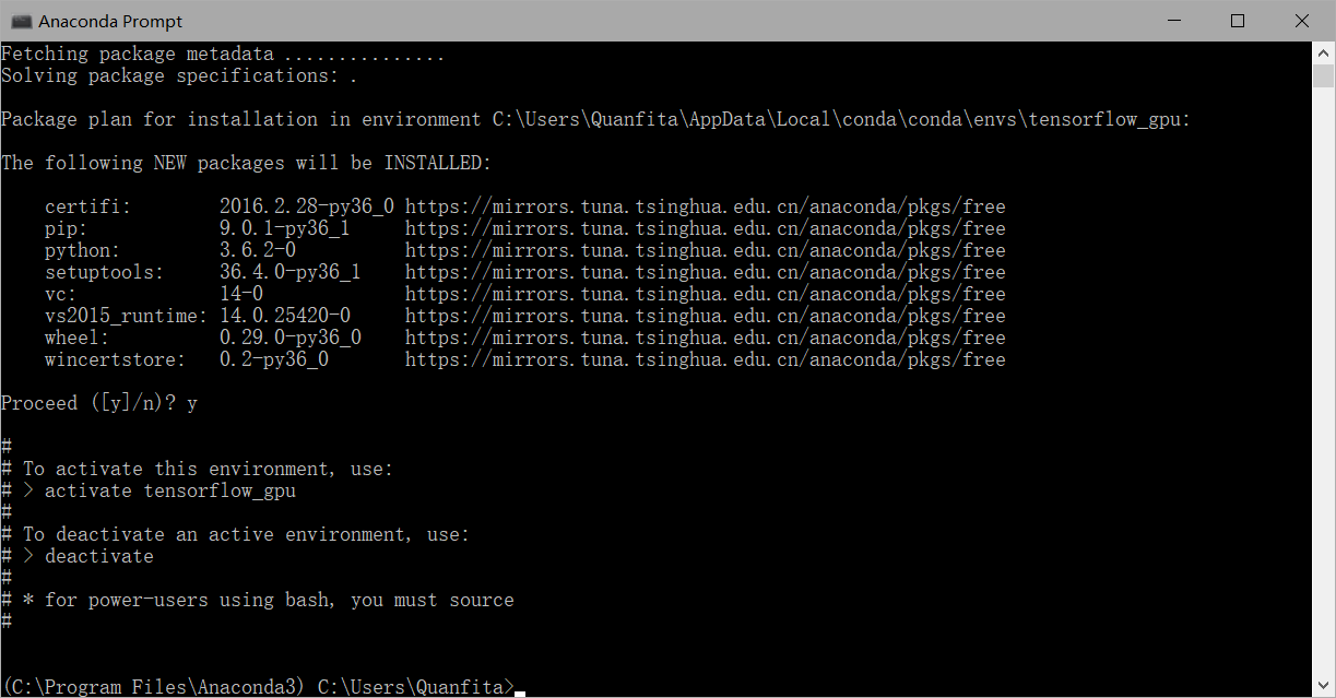 Windows10+Anaconda+TensorFlow(CPU & GPU)环境快速搭建_i5 6200u能跑tensorflow吗-CSDN博客