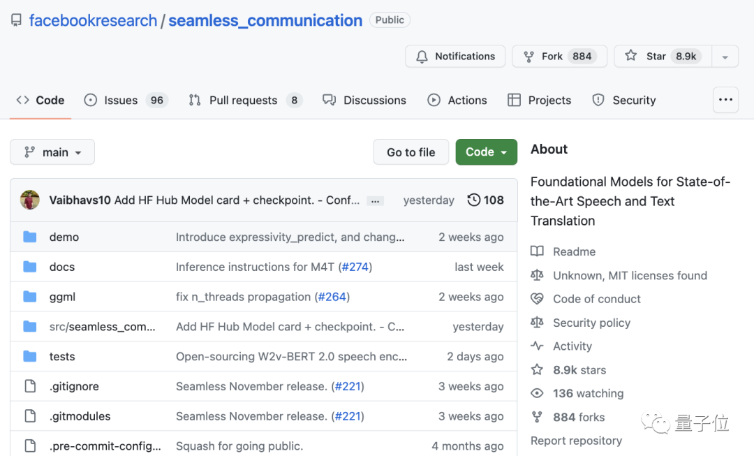 Meta翻译大模型可模仿语气语速！AI再也不“莫得感情”了｜GitHub 9k标星-CSDN博客