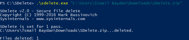 sdelete_如何在Windows中使用sdelete完整安全地删除文件和文件夹？-CSDN博客