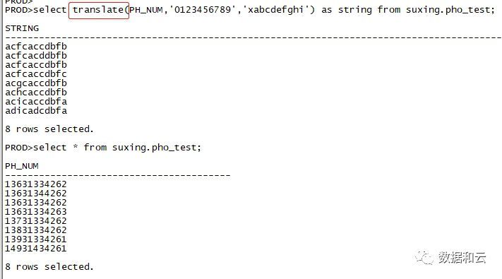 Oracle脱敏处理数据安全:通过oracle的基本函数实现简单加密脱敏函数 Csdn博客