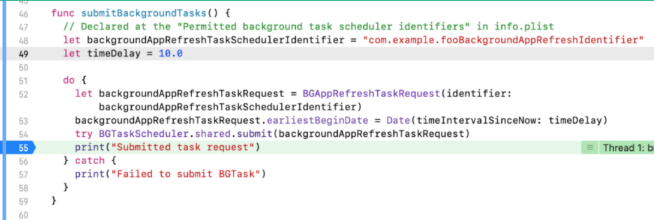 ios swift请求框架_Swift iOS BackgroundTasks框架-只需4个步骤即可刷新后台应用程序_ios bgtaskscheduler-CSDN博客