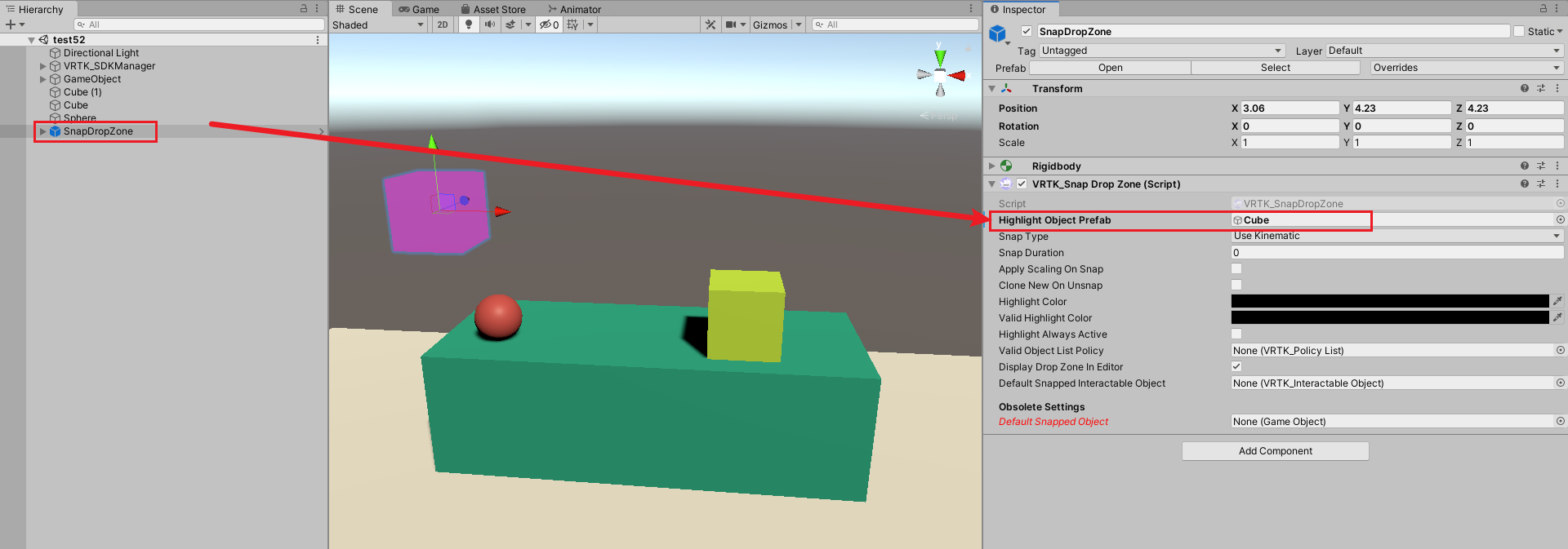 Unity结合HTC Vive开发之VRTK抓取物体进行吸附以及对吸附进行检测_unityvr吸附-CSDN博客