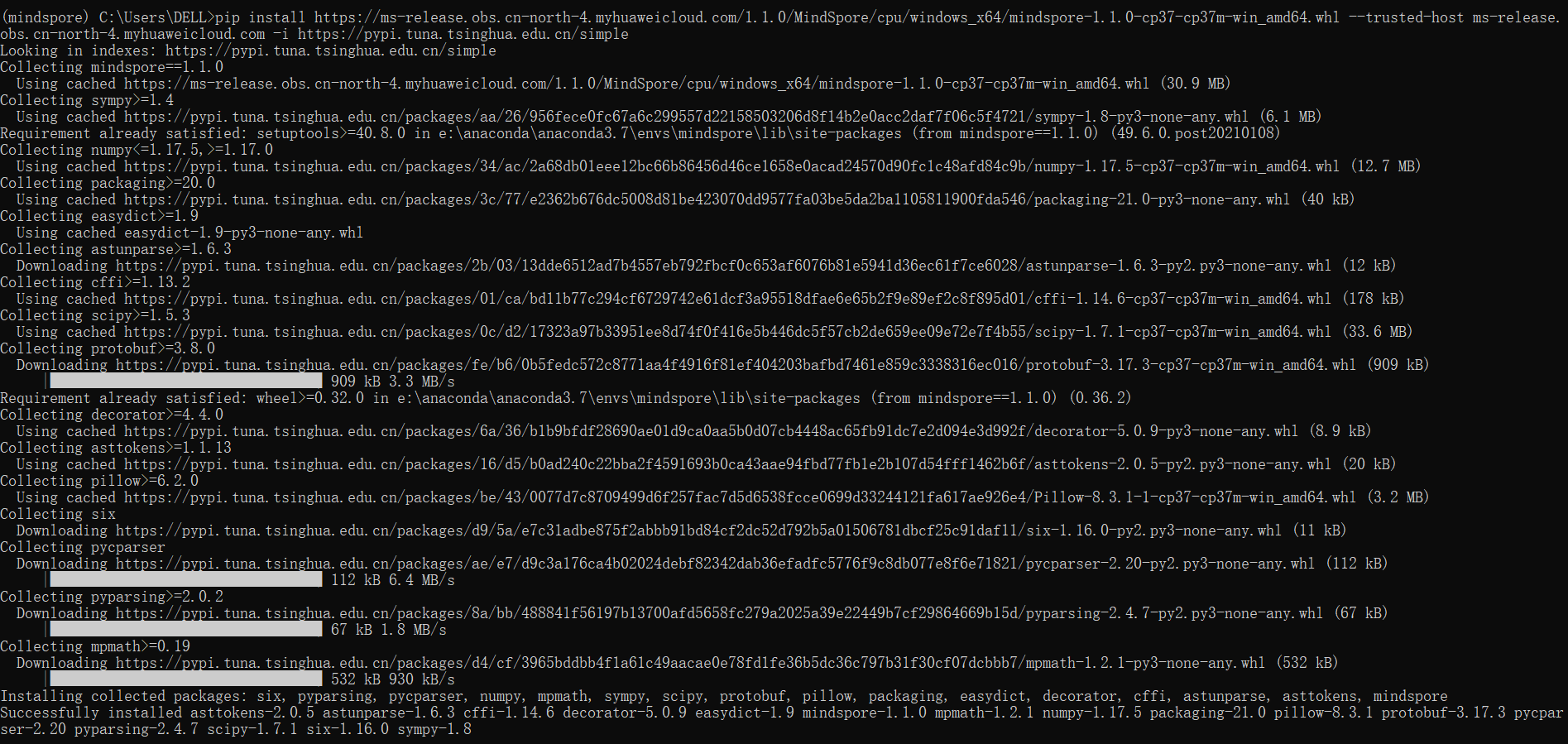 Windows|anaconda 安装Mindspore 教程_conda create –n mindspore python==3.7.5-CSDN博客