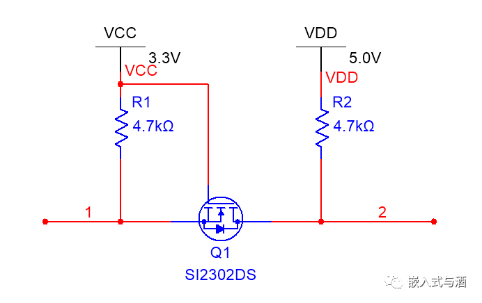 3.3V和5V双向电平转换电路_3.3v转5v电平转换电路-CSDN博客