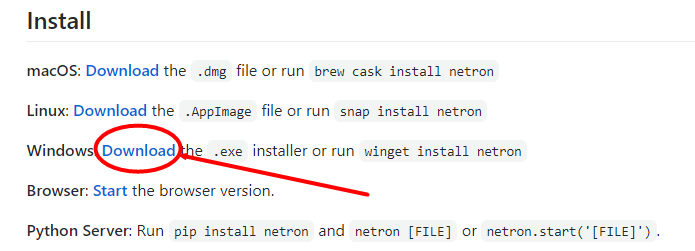 Windows下使用可视化工具Netron打印神经网络结构_netron windows-CSDN博客