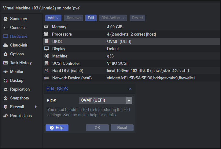 PVE下虚拟机安装UNRAID_pve unraid-CSDN博客