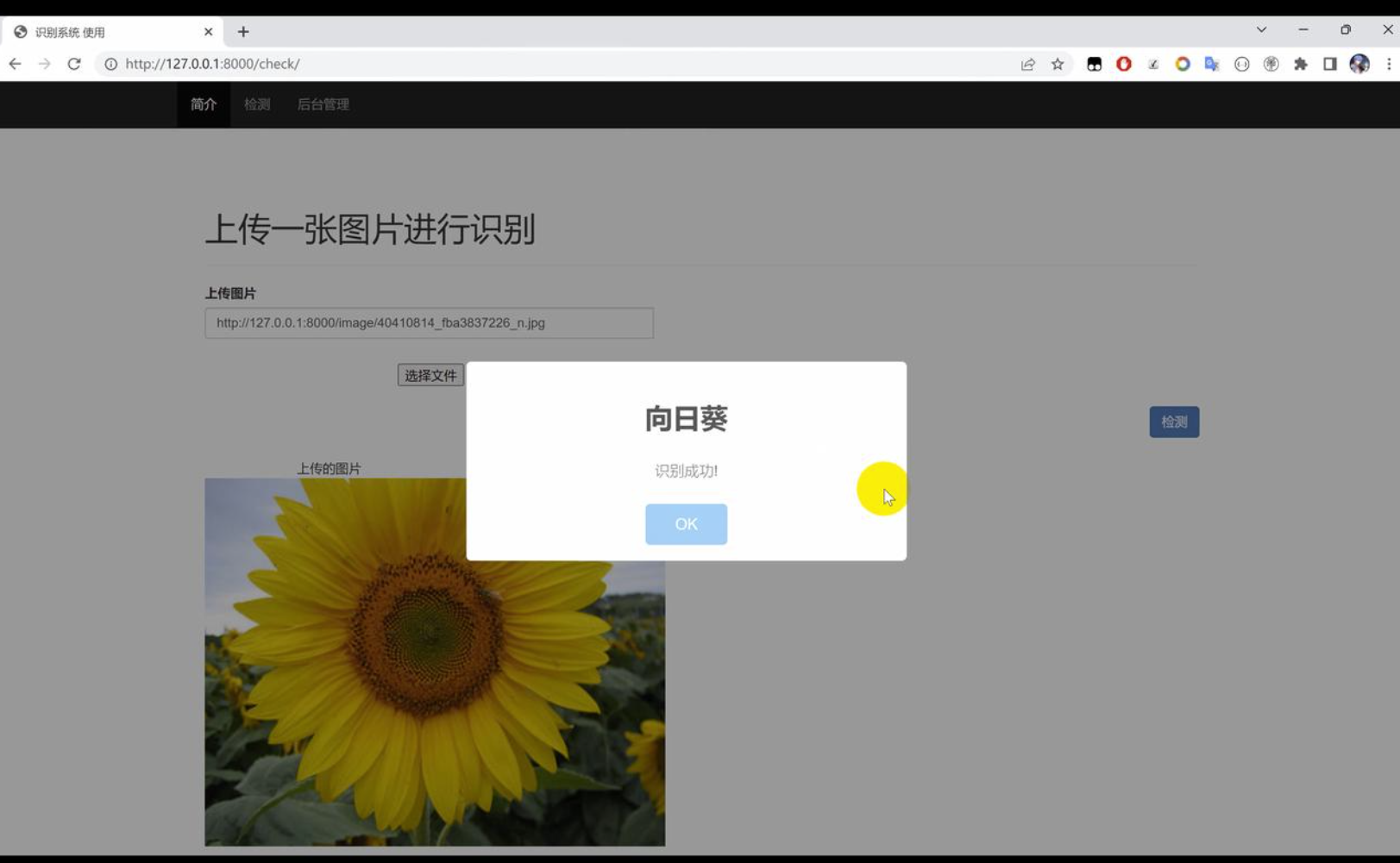 花朵识别系统pythontensorflowdjango网页界面算法模型在网页上调用python算法模型 Csdn博客