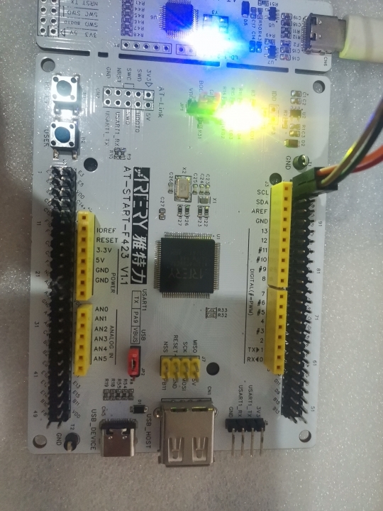 [AT32F423]【AT-START-F423测评】开箱测试+SHELL_at32f423 usart2-CSDN博客