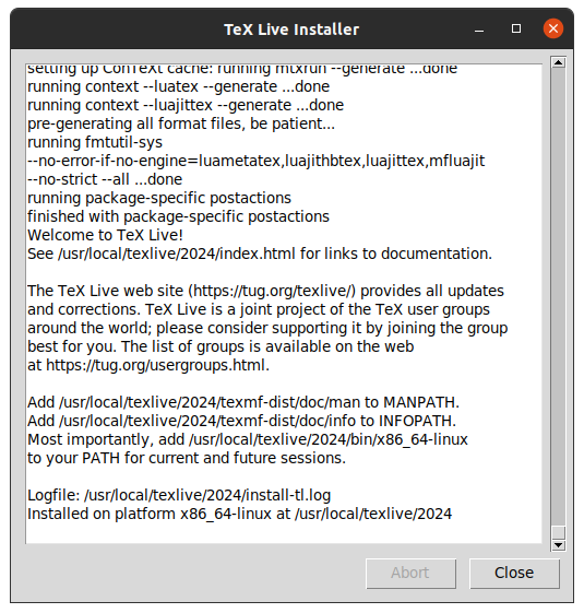 Linux下安装TeXLive并配置VSCode中tex编写环境（2024最新）_texlive linux-CSDN博客