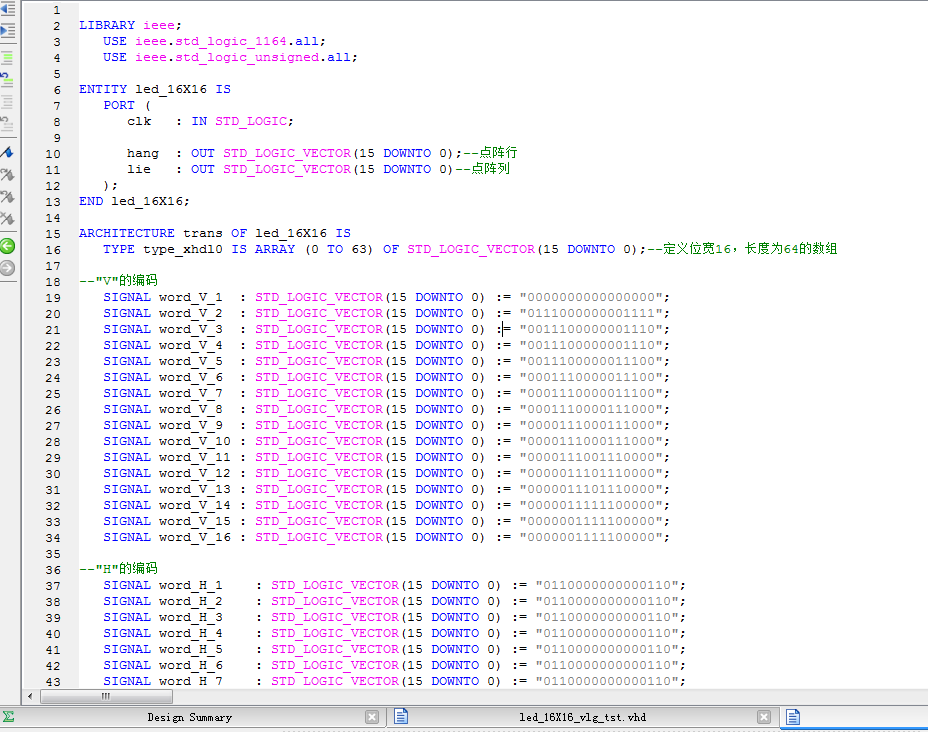基于fpga的16x16点阵显示设计vhdl代码ise 仿真基于fpga的设计 选题 代码 Csdn博客