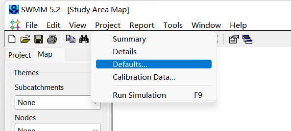 SWMM从入门到实践教程 02 快速入门案例的绘制-CSDN博客