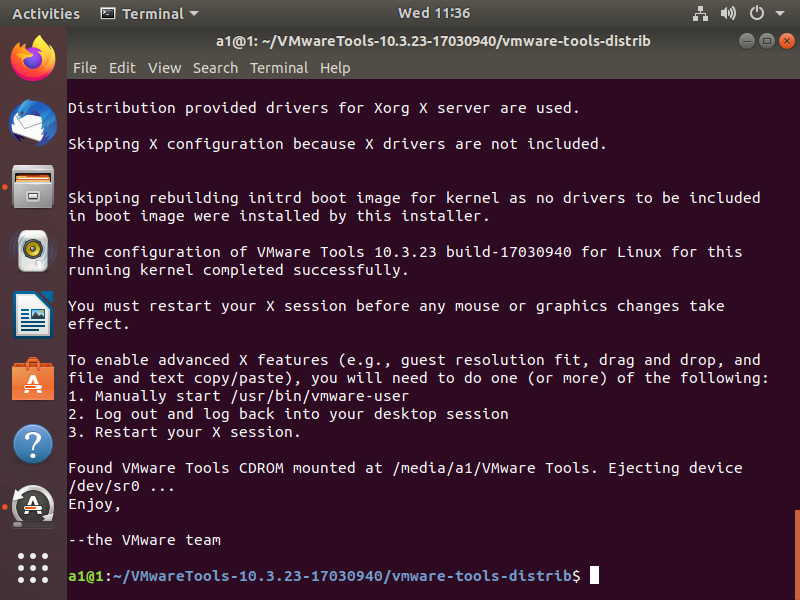 ubuntu18.04安装vmtools && 安装vmtools无法拖动文件问题_vmware tools无法拖拽-CSDN博客