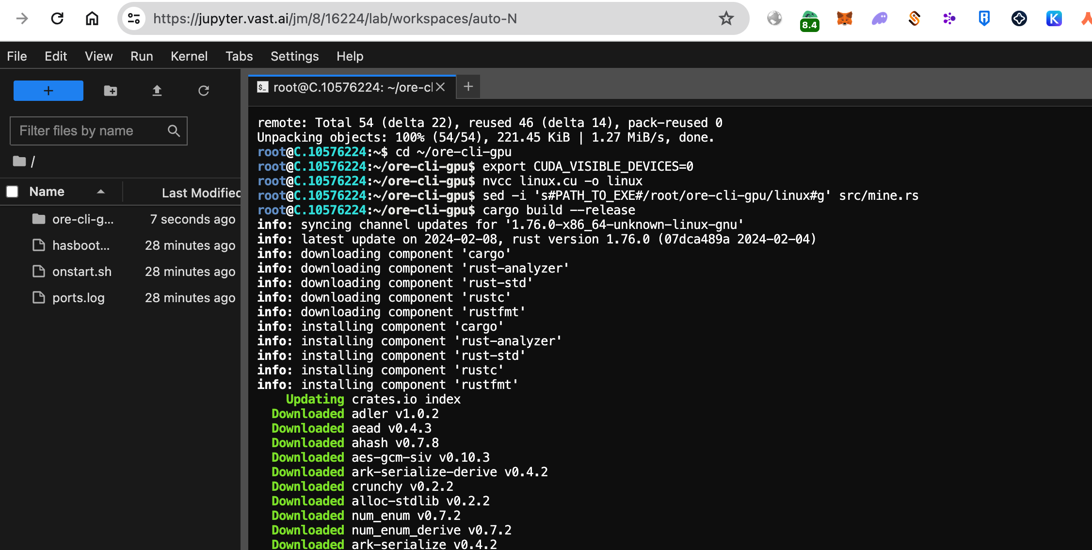 Solana链ORE显卡GPU保姆级教程【去jito免手续费版]_solana ore-CSDN博客