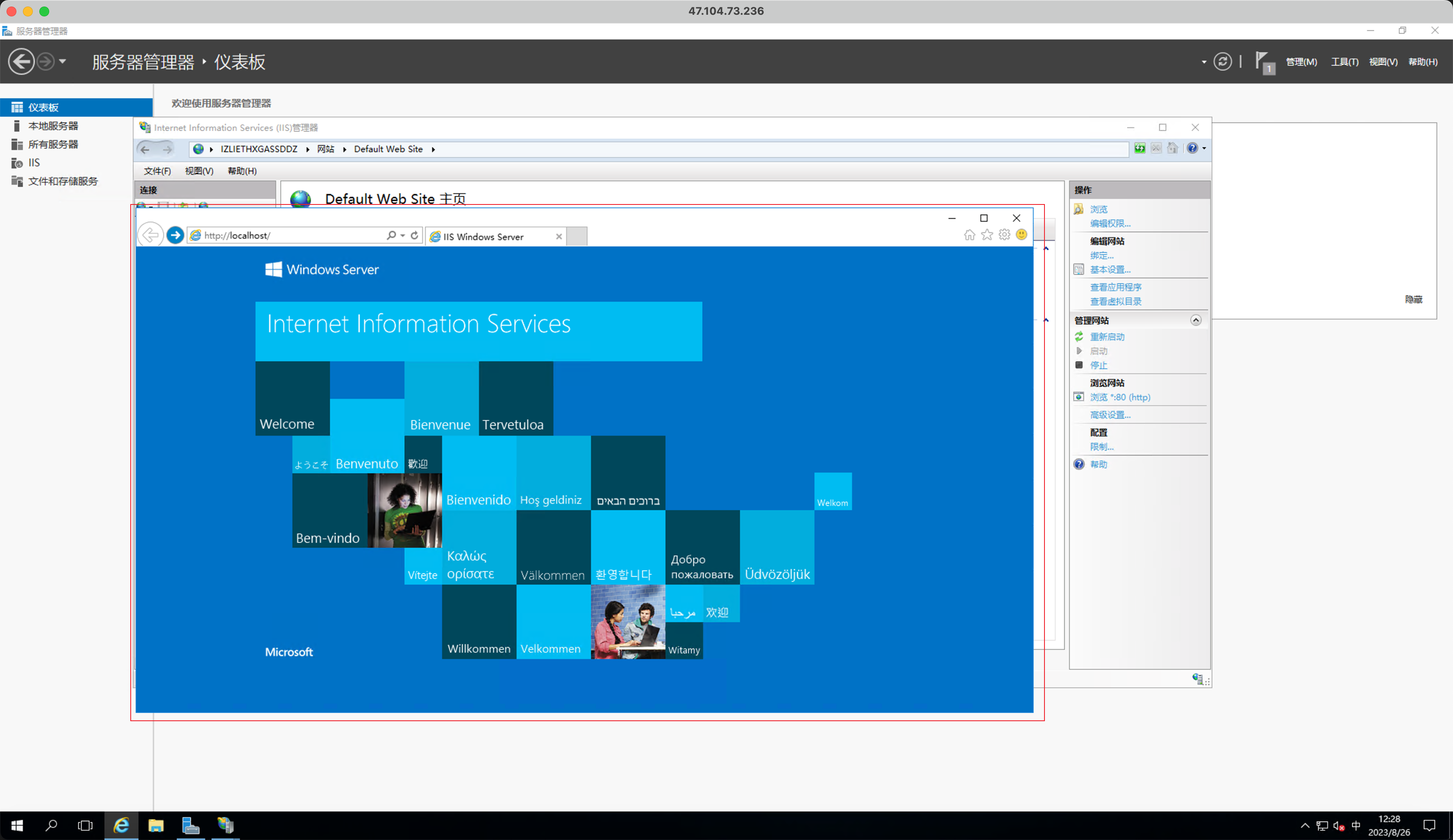 ASP.NET Core WebApi 在WindowsServer2016版的部署安装教程（保姆级教程-多图预警-内网级）_server2016版怎么开启asp.-CSDN博客