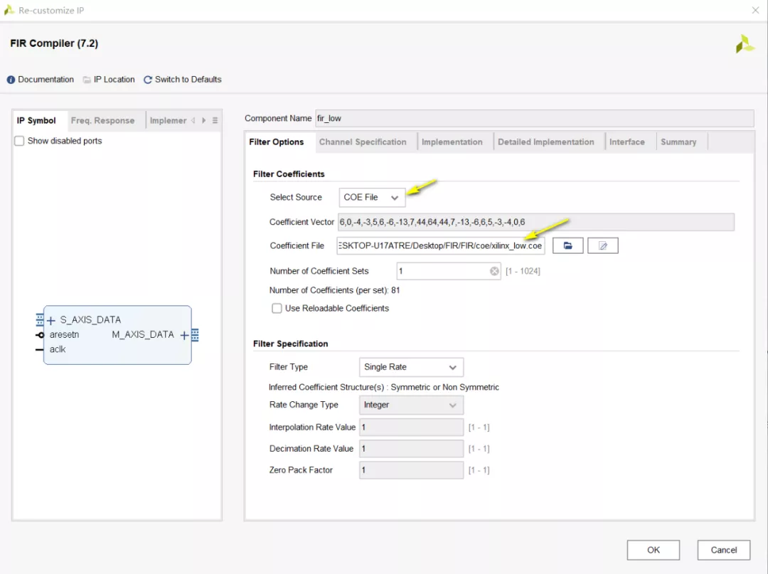 FIR设置过采样率 matlab,Xilinx FIR IP的介绍与仿真_无人清掃的博客-CSDN博客