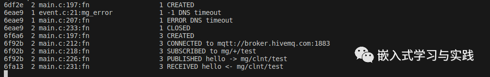 Mongoose 开源库--mqtt client使用笔记-CSDN博客