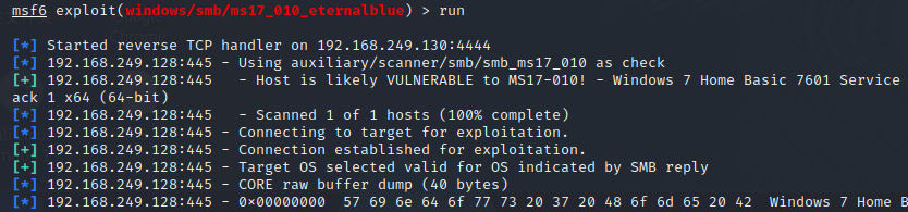 使用ms17-010永恒之蓝漏洞渗透win7系统_win7漏洞有哪些-CSDN博客