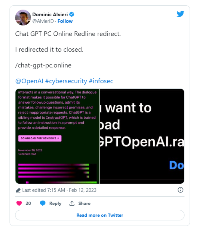 紧急提醒！黑客正利用假 ChatGPT 来推送恶意软件_chatgp恶意例子-CSDN博客