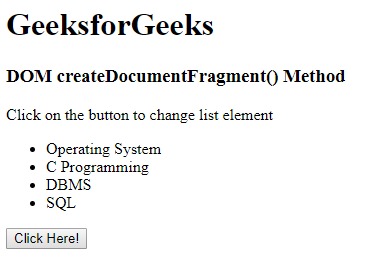 html标签fragment,HTML DOM createDocumentFragment()用法及代码示例-CSDN博客