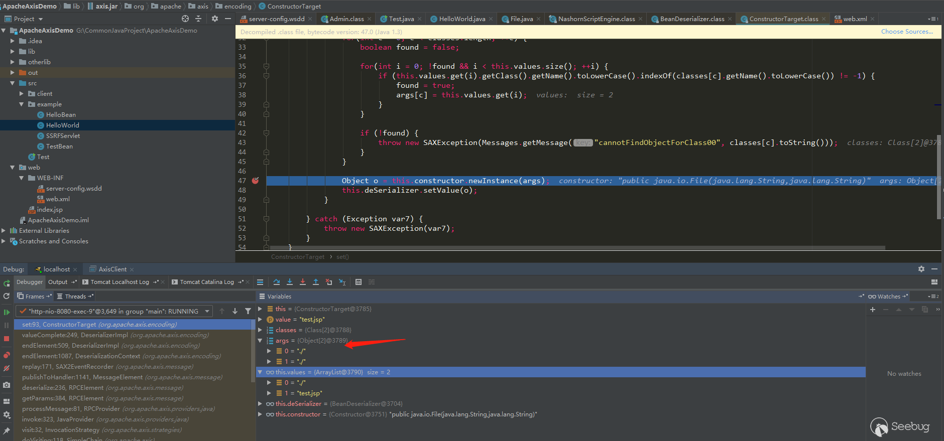 Java axis 配置host_Apache Axis1 与 Axis2 WebService 的漏洞利用总结-CSDN博客