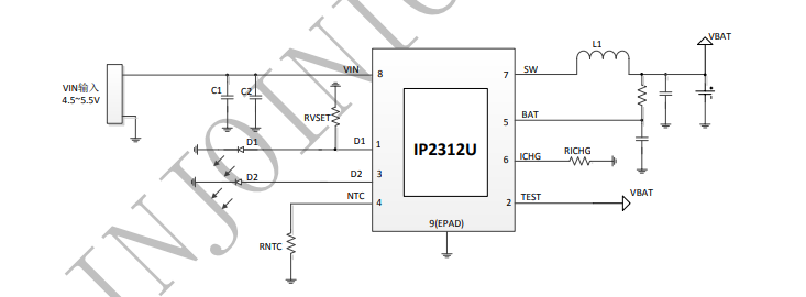 IP2312单节锂电池同步开关降压充电 IC-CSDN博客